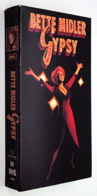 GYPSY ROSE LEE VHS Bette Midler Cynthia Gibb Ed Asner Peter Riegert ...