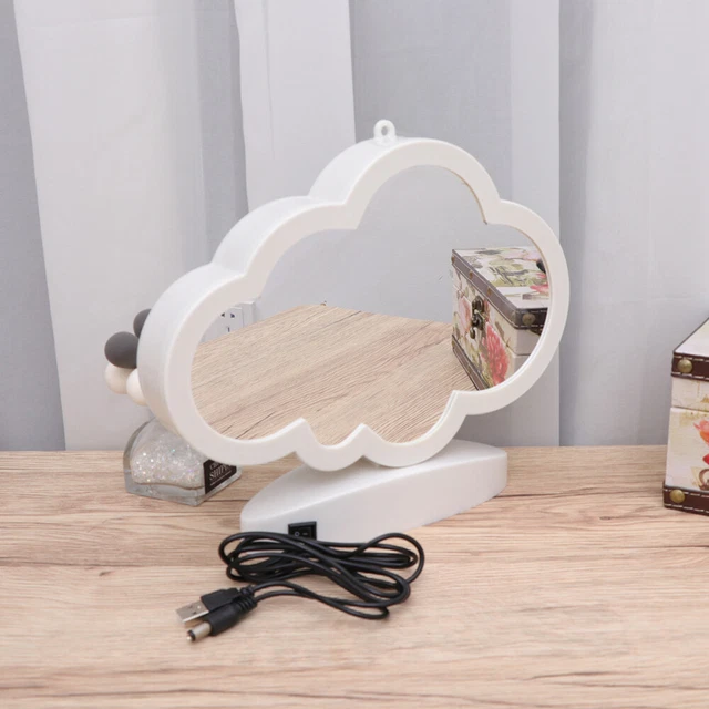 CREATIVE TUNNEL LAMP Table Night Light 3D Mirror Battery Operated Light ...