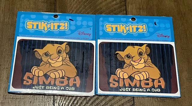 DISNEY STIK ITZ Simba Just Being A Cub Lion King Peel & Stick Patches ...