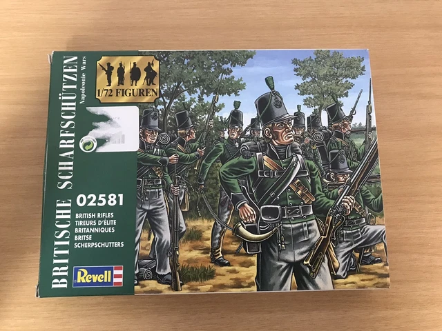 BRITISH RIFLES REVELL Mini Miniature Scale Model 1:72 Board War Game ...