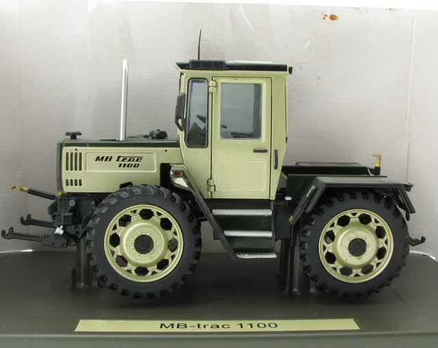 WEISE-TOYS 1016 MERCEDES MB-trac 1100 mit Pflegerädern 1:32 Traktor ...