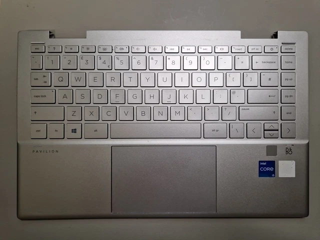 GENUINE HP PAVILION 14-DY Palmrest UK Backlite Keyboard Touchpad ...