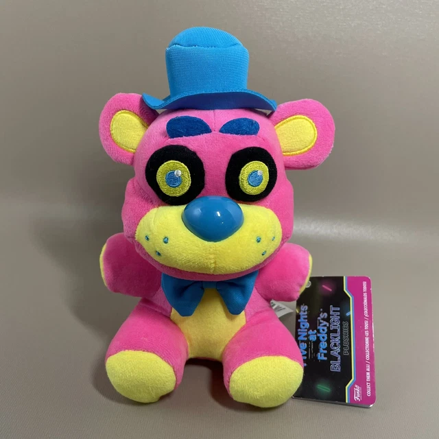 2017 FUNKO FIVE Nights At Freddy's Plush Blacklight Neon Freddy Pink 8 ...