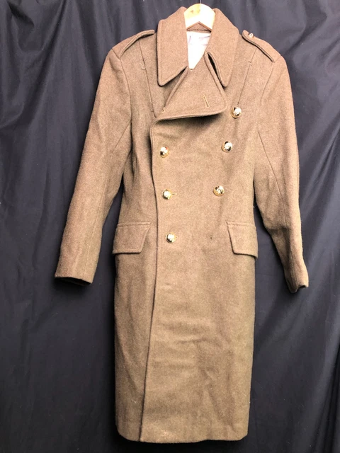 ORIGINAL WW2 BRITISH Army Greatcoat - 1942 Dated - Named - Size 36 ...
