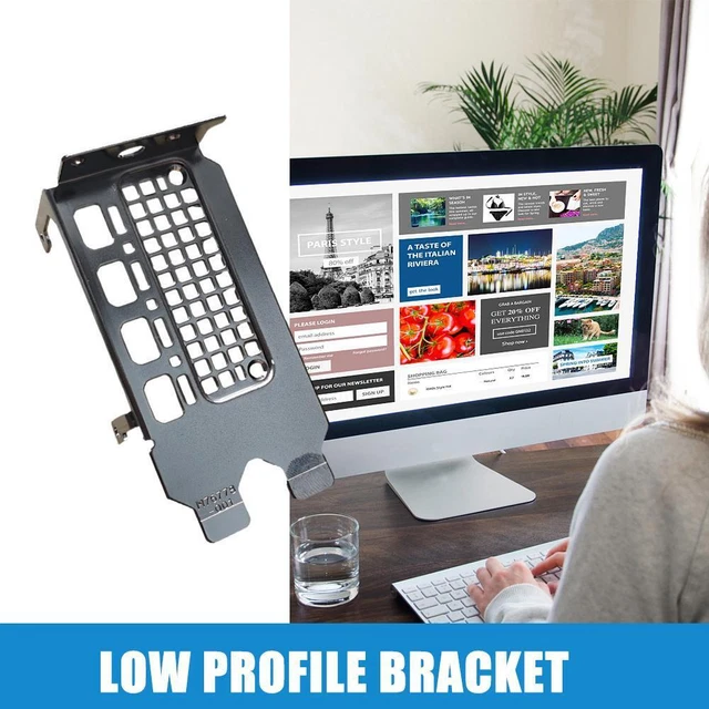 LOW PROFILE BRACKET For PNY Nvidia Rtx A2000 6GB Graphics RTXA2000 Card ...