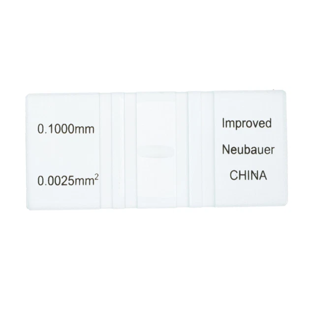 2 PCS BLOOD Cell Counting Slides Cell Counting Chamber Neubauer ...