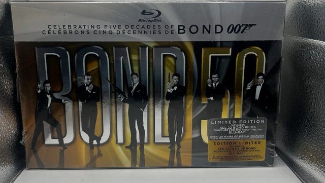 JAMES BOND 50TH Anniversary Collection (Blu-ray, 2012, 22 Films) – NEW ...