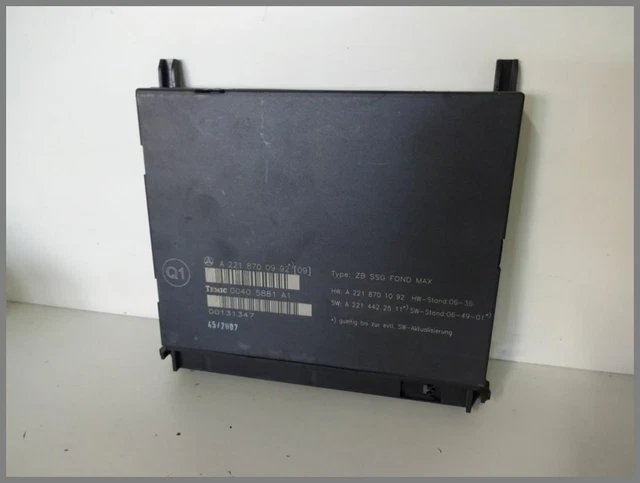 MERCEDES BENZ W221 seat control unit seat 2218700992 Temic original £ ...