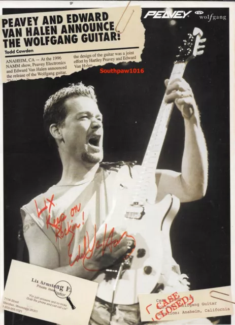 1996 ORIGINAL PEAVEY Eddie Van Halen 1996 ORIGINAL PEAVEY Eddie Van Halen