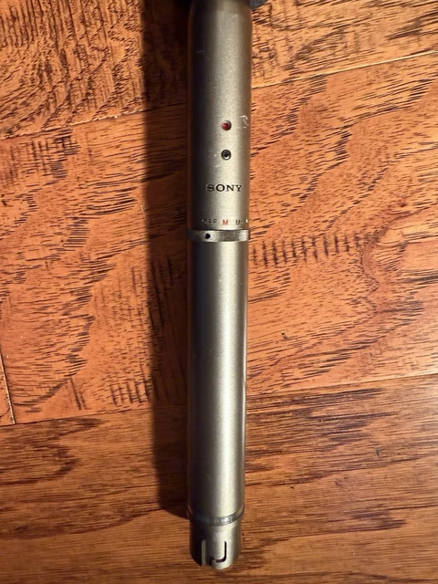 SONY C-74 VINTAGE Shotgun Condenser Microphone + Foam Cover + 12 Ft Mic ...