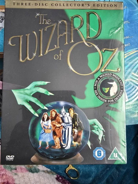 THE WIZARD OF oz Collector's Edition DVD Three Disc Set, New Sealed £4. ...