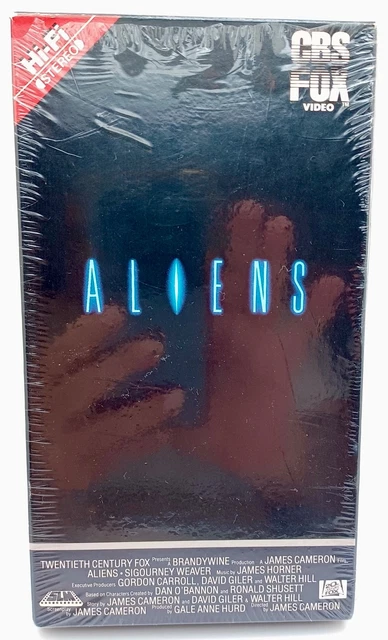ALIENS 1986 VHS 20th Century Fox 1987 (NM) & Free Bonus VHS Alien ...