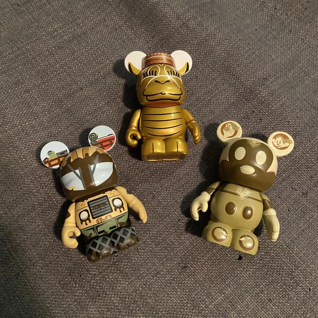 DISNEY VINYLMATION ATTRACTION Figures Snow White, Aladdin Camel, Safari ...