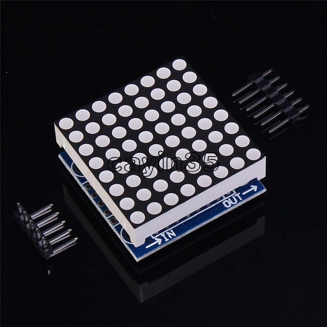 DIY MAX7219 DOT Matrix Module MCU Control Led Display Module kit For ...
