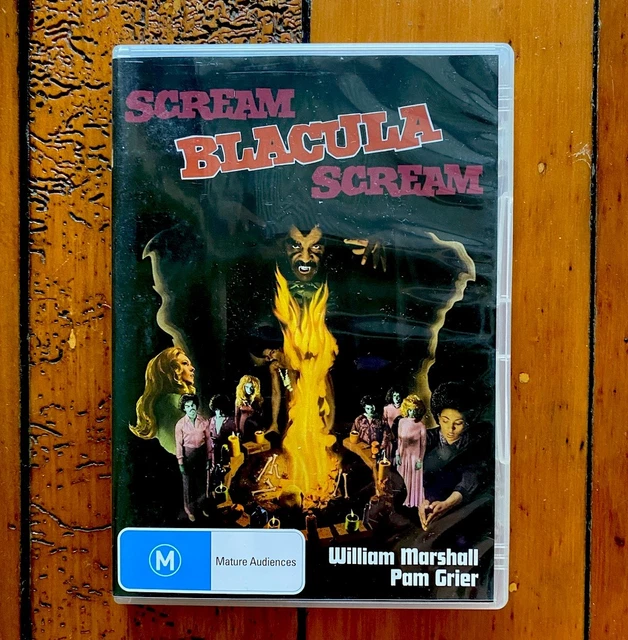 SCREAM BLACULA SCREAM DVD 1973 Pam Grier Horror Vampire Cult Movie Film ...