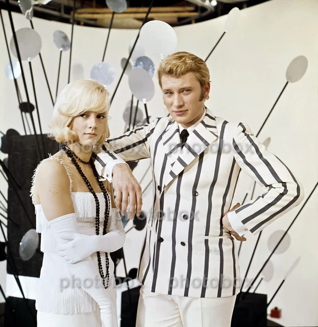 * JOHNNY HALLYDAY - Exclusive RARE PHOTO N 696 * Sylvie Vartan EUR 9,99 - PicClick FR