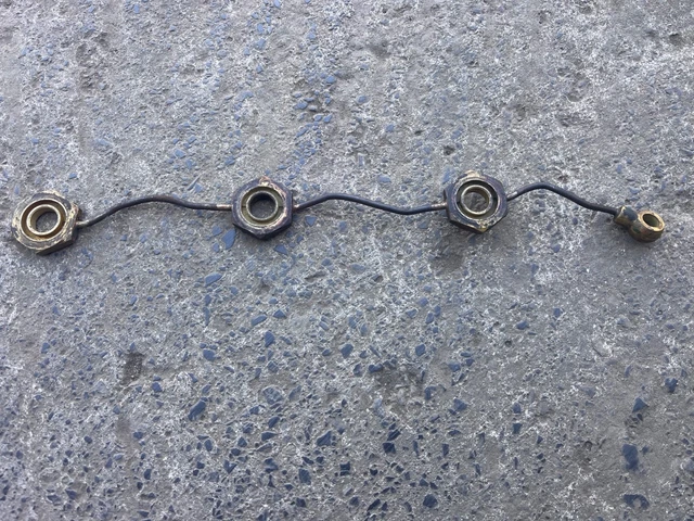 LISTER PETTER LPW3 Steel & Brass Fuel Leak Off Pipe Injector Marine ...