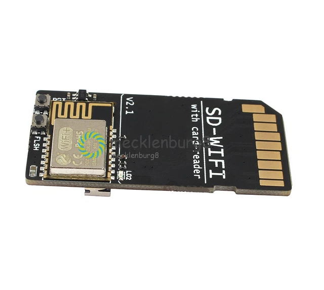 SD-WIFI WITH CARD-READER Module ESP8266 USB to serial Wireless ...