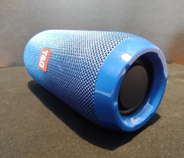 MINI PORTABLE BLUETOOTH Smartphone Speaker Blue: FM Radio,MicroSD USB ...