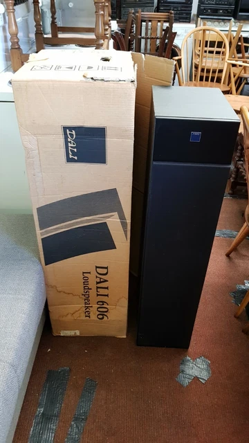 DALI 606 Black Floor Speakers Unused Only One Box £250.00 - PicClick UK