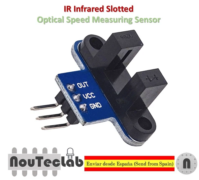 IR INFRARED SLOTTED Optical Speed Measuring Sensor Detection ...
