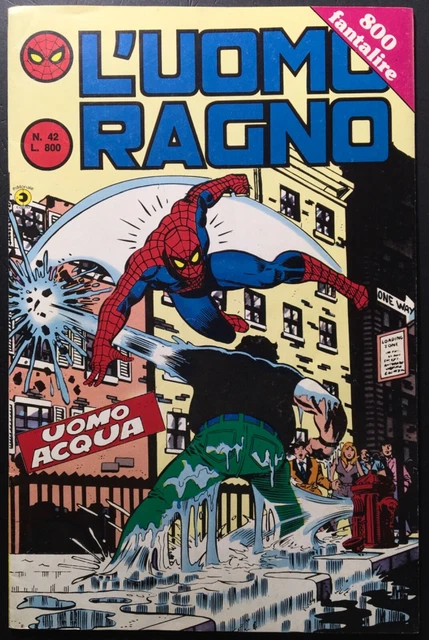 L’UOMO RAGNO 42 seconda serie editoriale Corno Uomo Acqua 1983 John Romita Bello EUR 99,99 ...