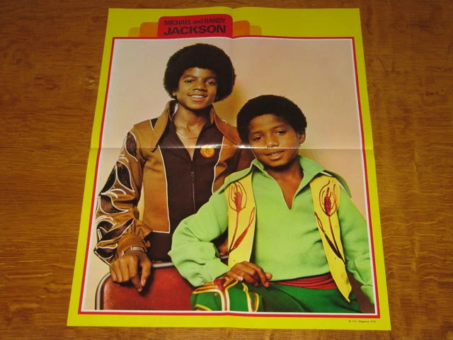 MICHAEL AND RANDY Jackson - It's Here And Now! 1973 Uk Magazine Poster ...