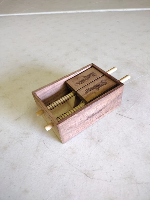 VINTAGE LOHMAN NEOSHO MO Wooden Double Turkey Call PURR & CHALLENGE £37 ...