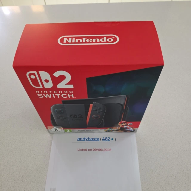 NINTENDO SWITCH 2 + Mario Kart World Console - Brand New Unopened £511. ...