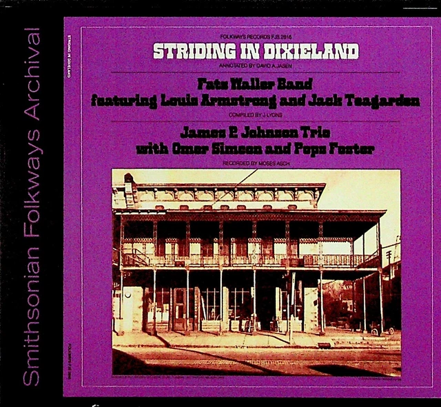 THE FATS WALLER Band - Striding In Dixieland-1981 Jazz Re-Issue (James ...