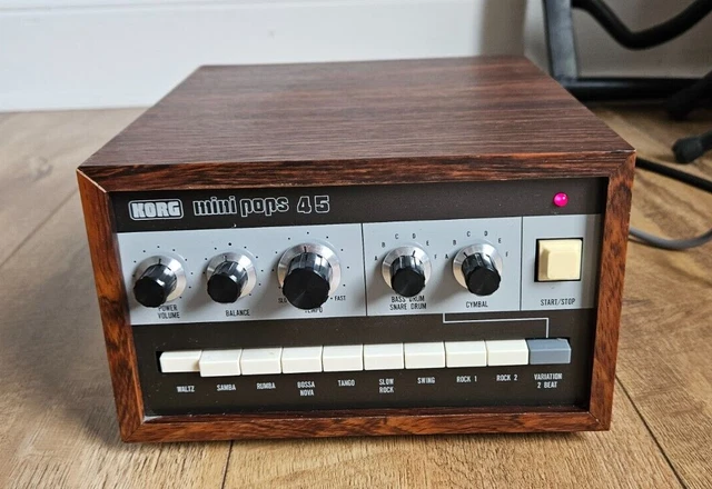 KORG MINI POPS 45 Vintage Analog Drum Machine (1972) £313.00 - PicClick UK