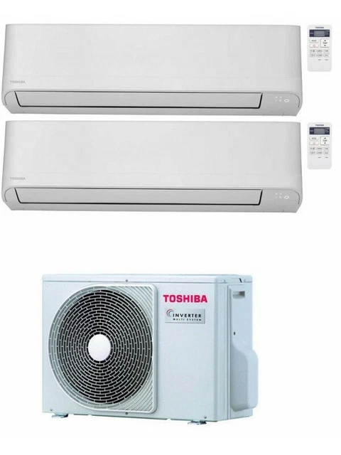 TOSHIBA NEW SEIYA Condizionatore Dual Split 9000+12000 9+12 Btu Inverter R32 EUR 1.350,00 ...