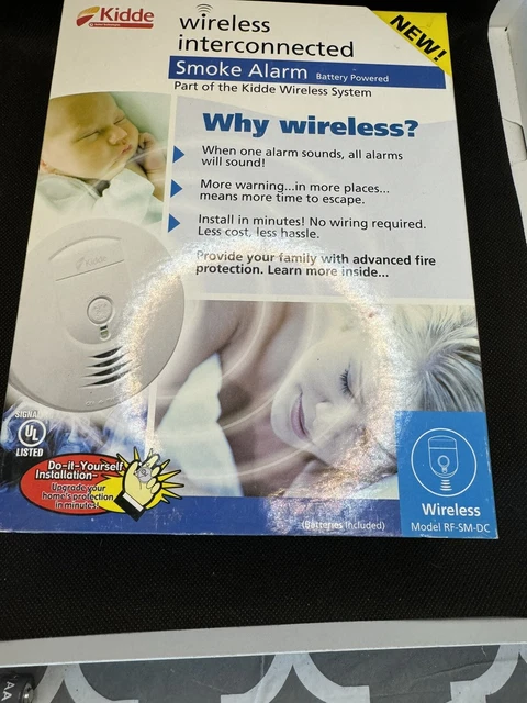 KIDDE WIRELESS INTERCONNECTED Smoke Alarm Model RF-SM-DC $29.99 - PicClick