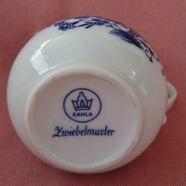 MILCHKÄNNCHEN KLEIN ZWIEBELMUSTER Kahla-Porzellan original DDR 80er Jahre *1 EUR 8,48 - PicClick DE