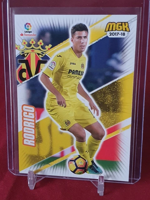 CARTA RODRI VILLARREAL Manchester City Megacracks 2017/18 Panini Rookie ...