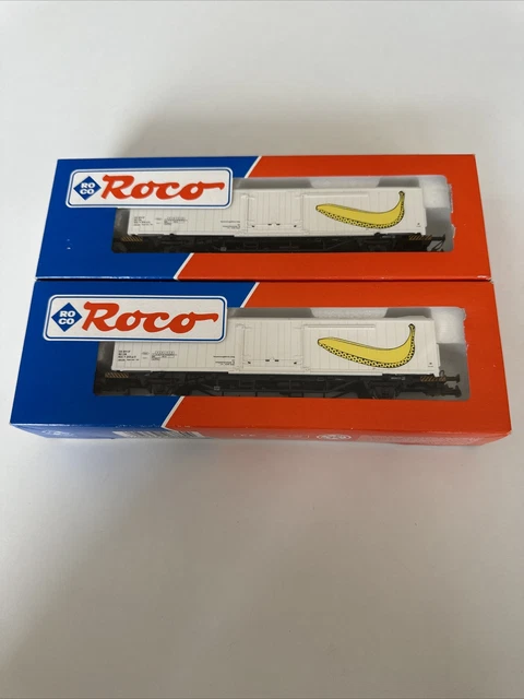 LOT DE 2 Wagons ROCO HO 46880 INTERFRIGO EUR 49,00 - PicClick FR