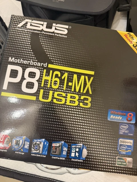 ASUS P8H61-M LX2 Socket LGA1155 DDR3 Micro ATX Motherboard With I/O ...