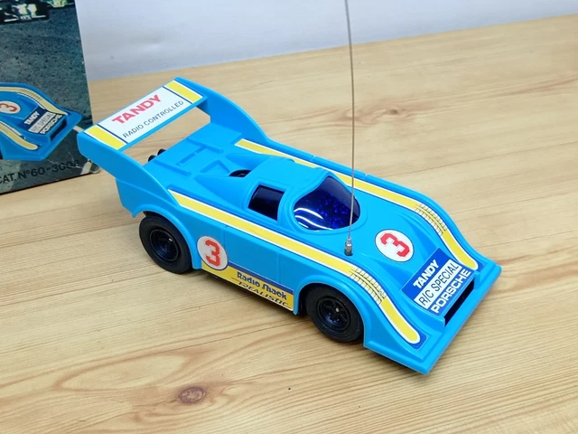 VINTAGE 1980S TANDY Radio Controlled Racer Porsche - Faulty / Needs ...