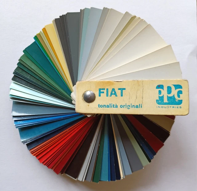 1971 FIAT FERRARI Vintage Color Codes Paint Charts PPG Rare $532.93 ...