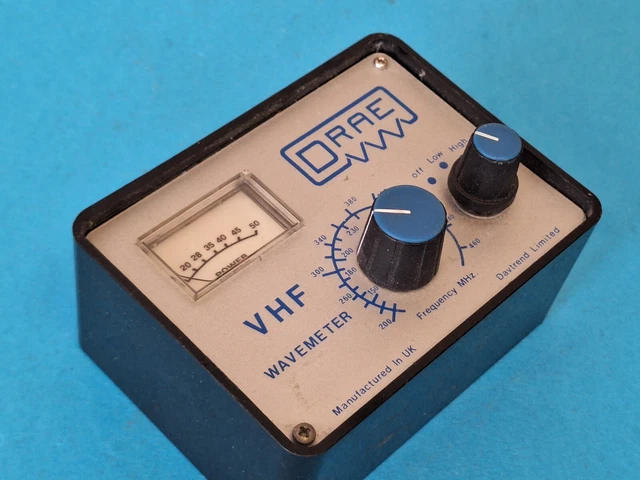 WAVEMETER ~ DRAE ~ 130 MHz to 460 MHz ~ Untested ~ For parts or not ...