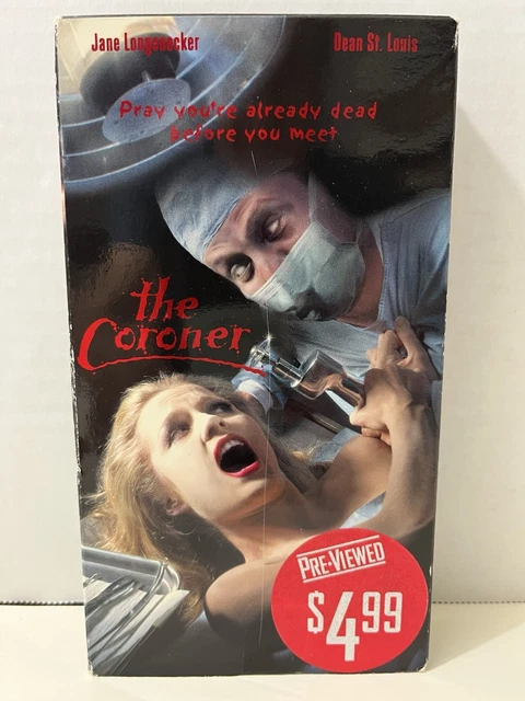THE CORONER (VHS, 1999) Horror Blockbuster Rental £8.86 - PicClick UK