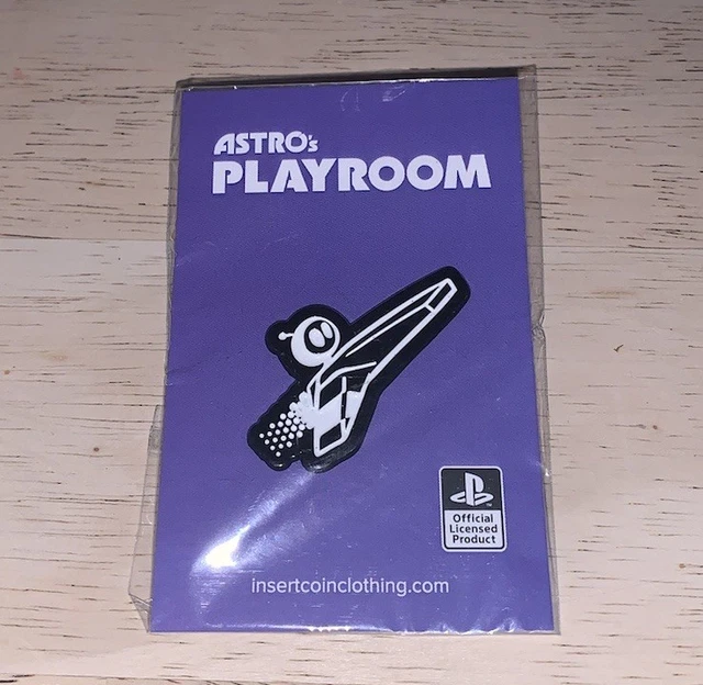 ASTRO BOT ASTROS Playroom Pin Badge Insert Coin PlayStation £9.99 ...
