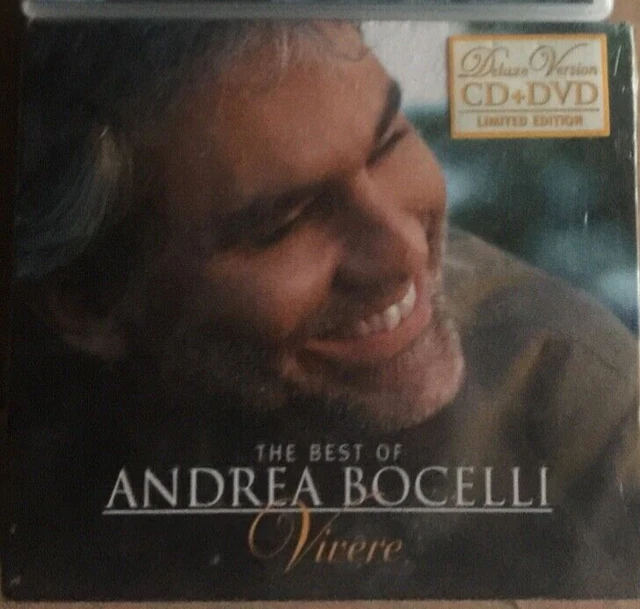 THE BEST OF ANDREA BOCELLI Vivere cd+dvd SEALED EUR 29,90 - PicClick IT