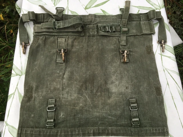 RARE BRITISH ARMY 58 Pattern 1st Issue Poncho Roll/cape Carrier Webbing ...