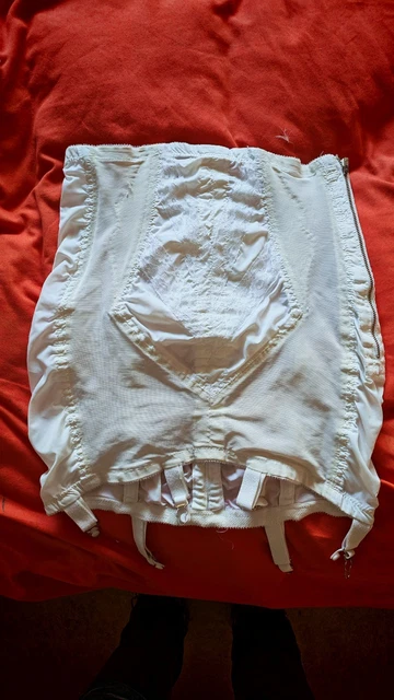 GENUINE RAGO HIGH-WAISTED Zipper Girdle Firm Control Rare £31.90 ...