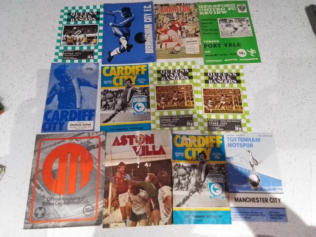COLLECTION OF VARIOUS 1970's Football Programmes £4.99 - PicClick UK