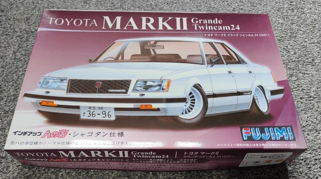 FUJIMI 1/24 SCALE Toyota Mark II Grande Twincam24 GX61 Plastic Model Kit ID-128 EUR 17,32 ...