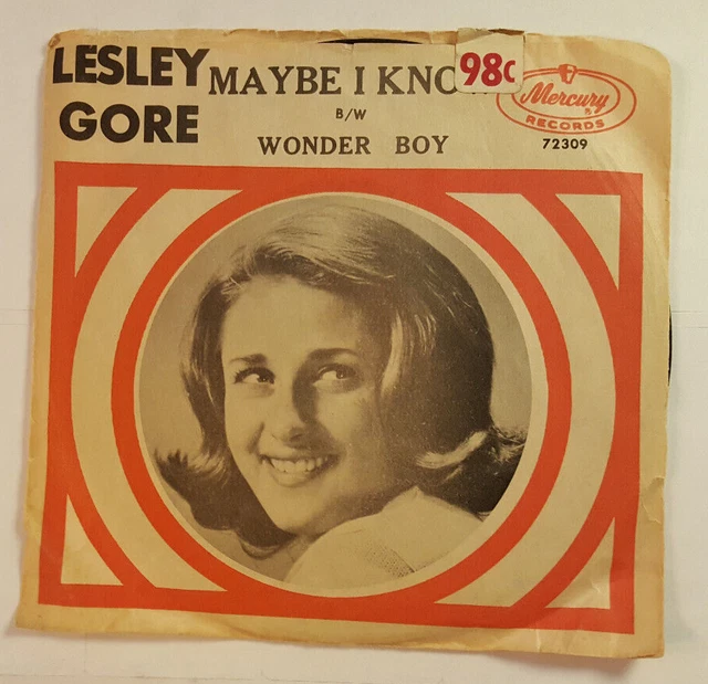 LESLEY GORE MAYBE I Know 7" Vinyl 1964 Mercury 72309 Jukebox Classic ...