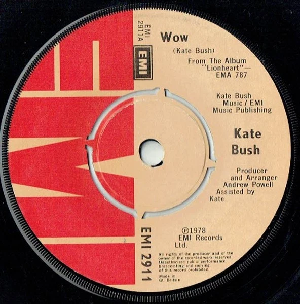 7& KATE BUSH Wow EMI2911 EMI UK EUR 15,02 - PicClick FR