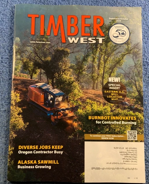 TIMBER WEST MAGAZINE. September/October 2025. O'Malley Brothers, Young ...